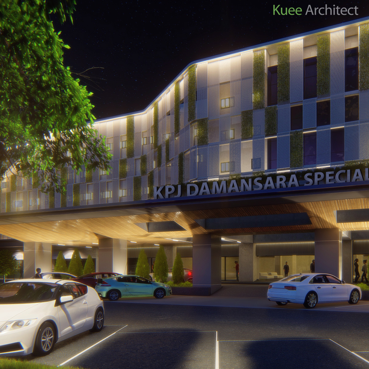 Modern Facade Redesign for KPJ Damansara - KUEE Architecture