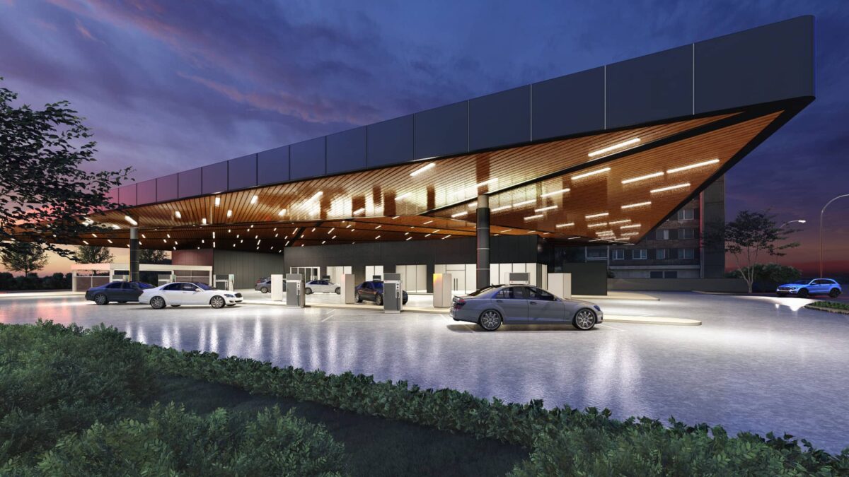 EV Charging Station - KUEE Architecture